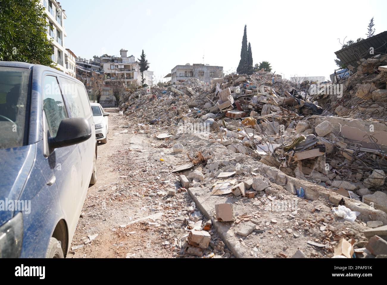 Antakya, Hatay, Turkey - February 14th, 2023: Turkey Earthquake ...
