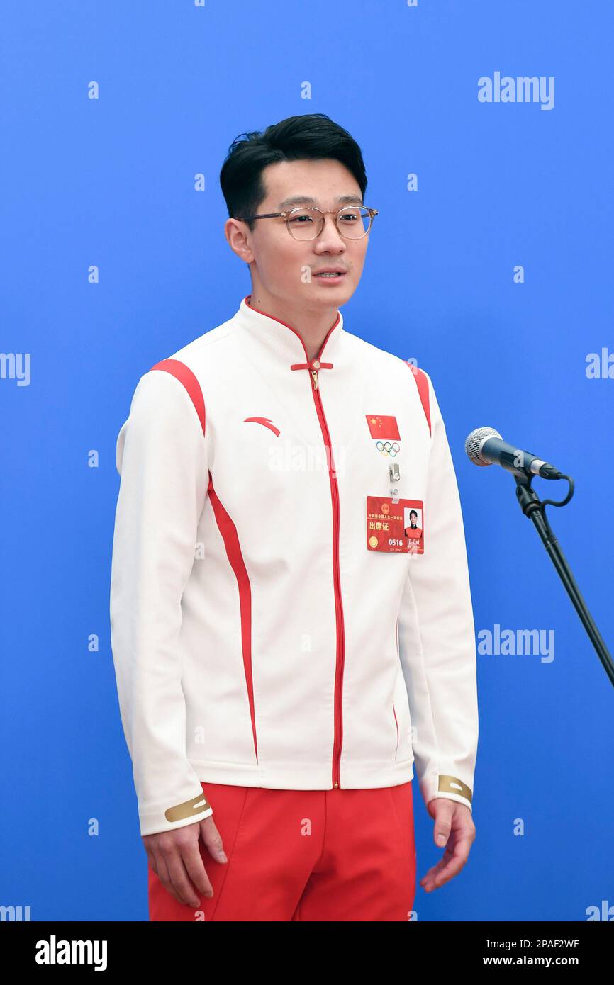 Beijing, China. 12th Mar, 2023. Ren Ziwei, a deputy to the 14th ...