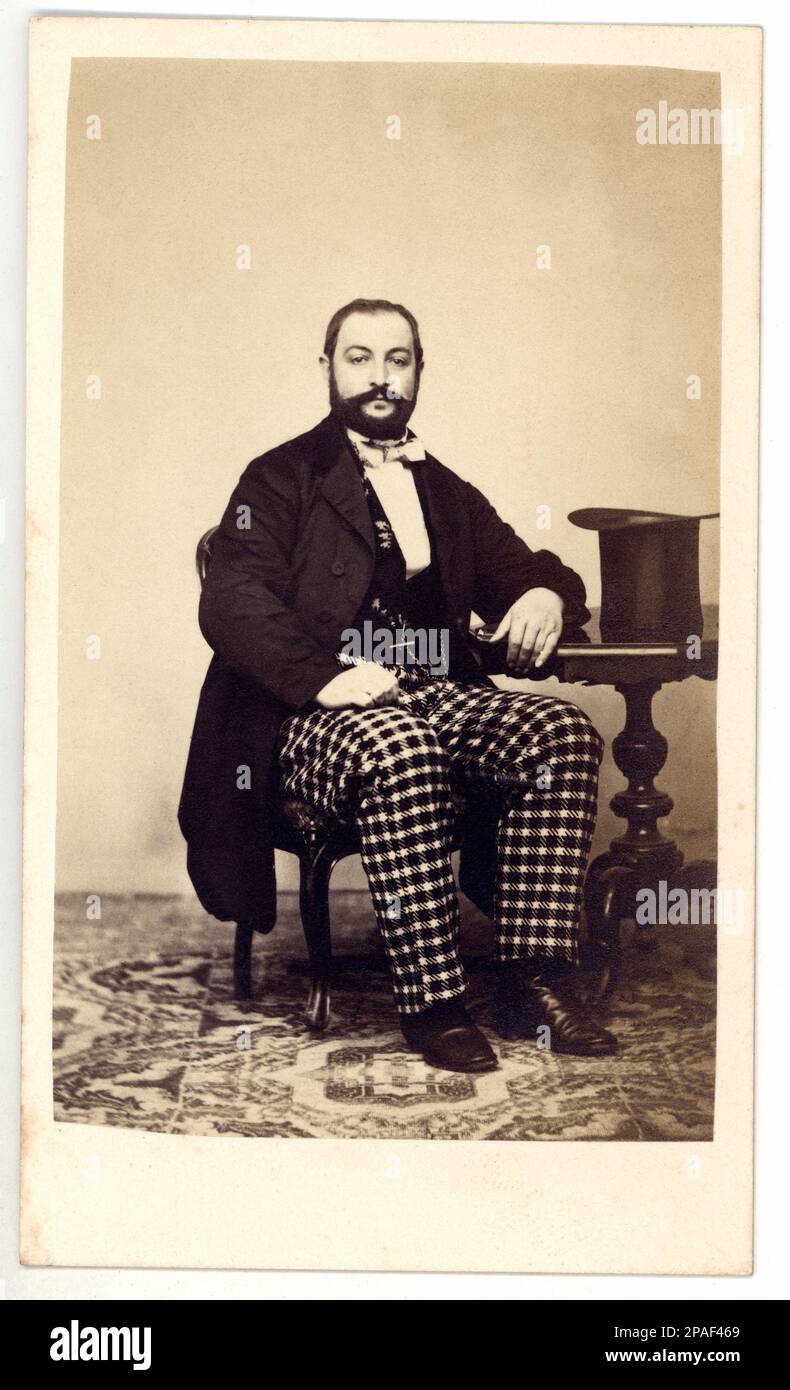 1860 ca , Modena , Italy : The italian Doctor ANDREA GUICCIARDI . Photo ...