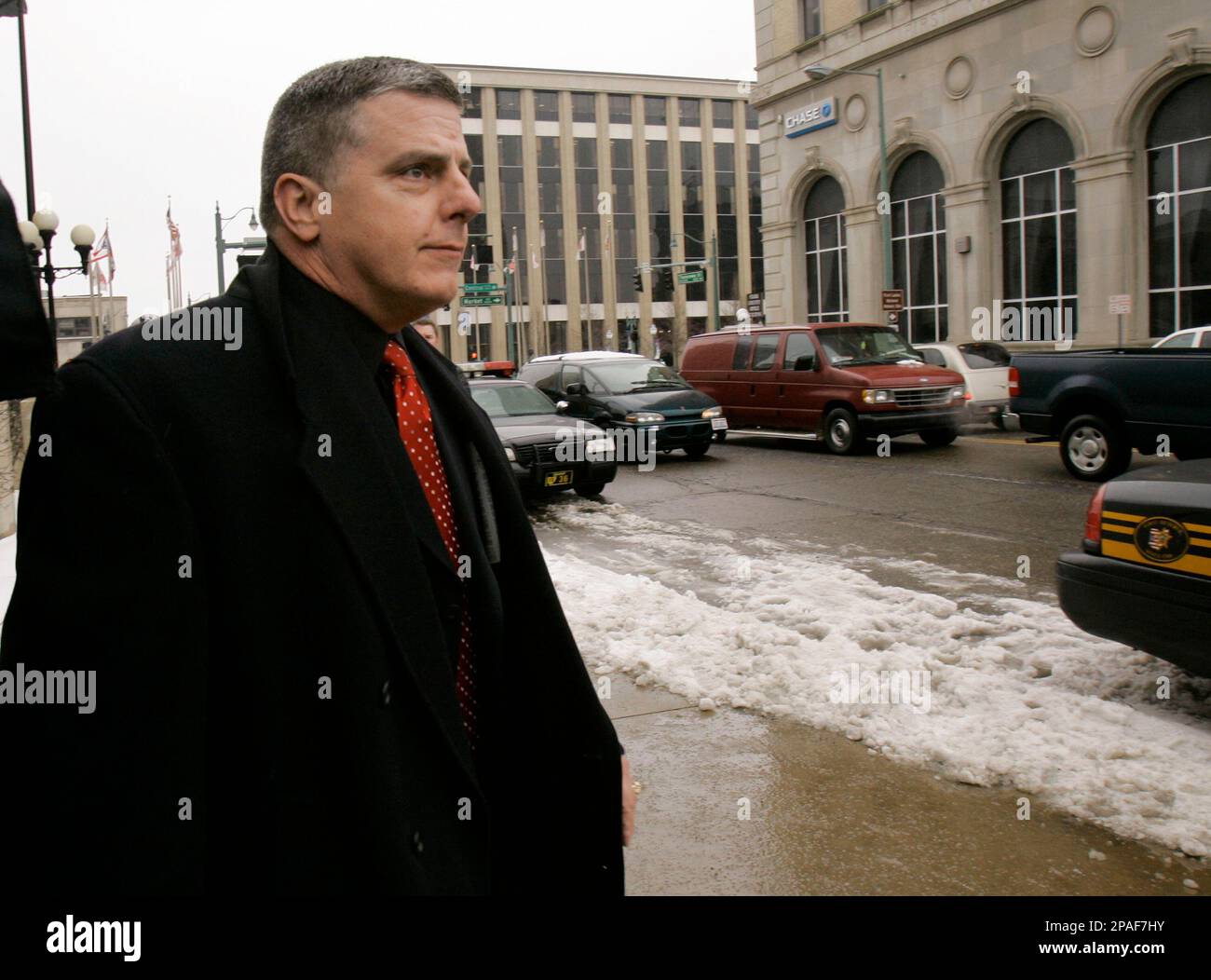 Ned Davis, father of Jessie Davis, leaves the courthouse after the ...
