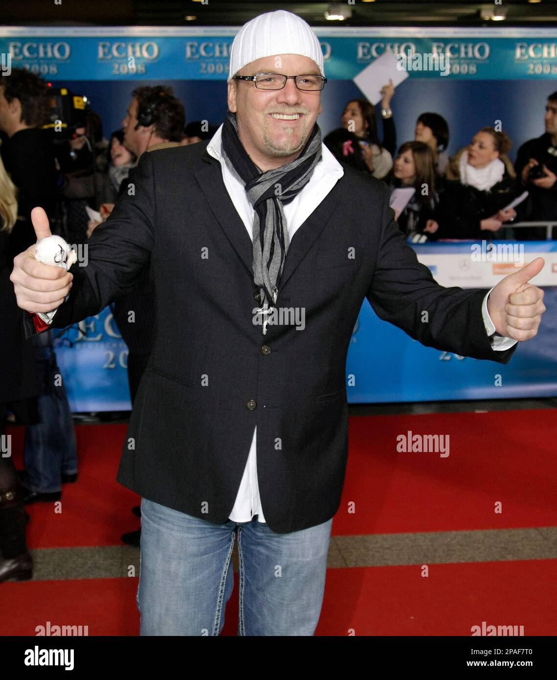 Der oesterreichische Saenger Dj Oetzi, mit buergerlichem Namen Gerhard ...