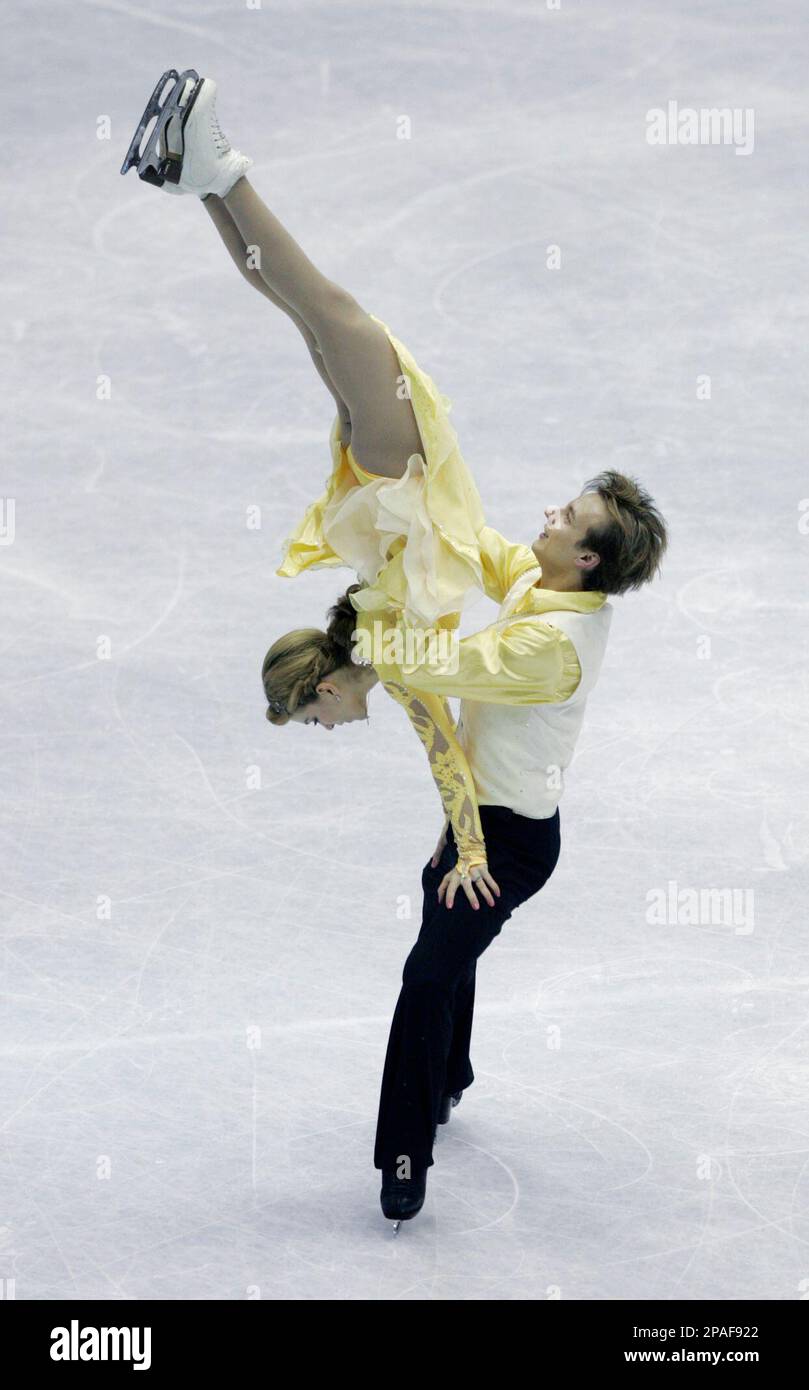 Jennifer Wester, left, and Daniil Barantsev of the United States ...