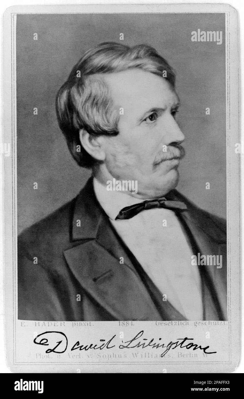 Celebrated DAVID LIVINGSTONE ( Blantyre , Schotland 1813 - Chtambo ...