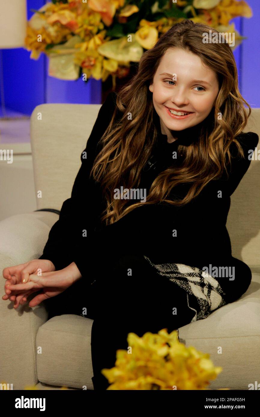 Actress Abigail Breslin appears on the NBC "Today" television program ...