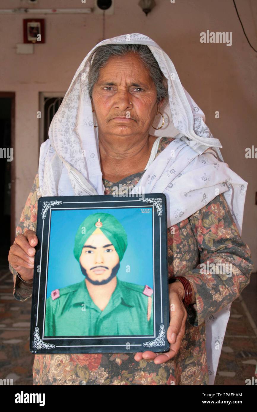 A picture of Kashmir Singh, an Indian who was arrested in 1973 by ...