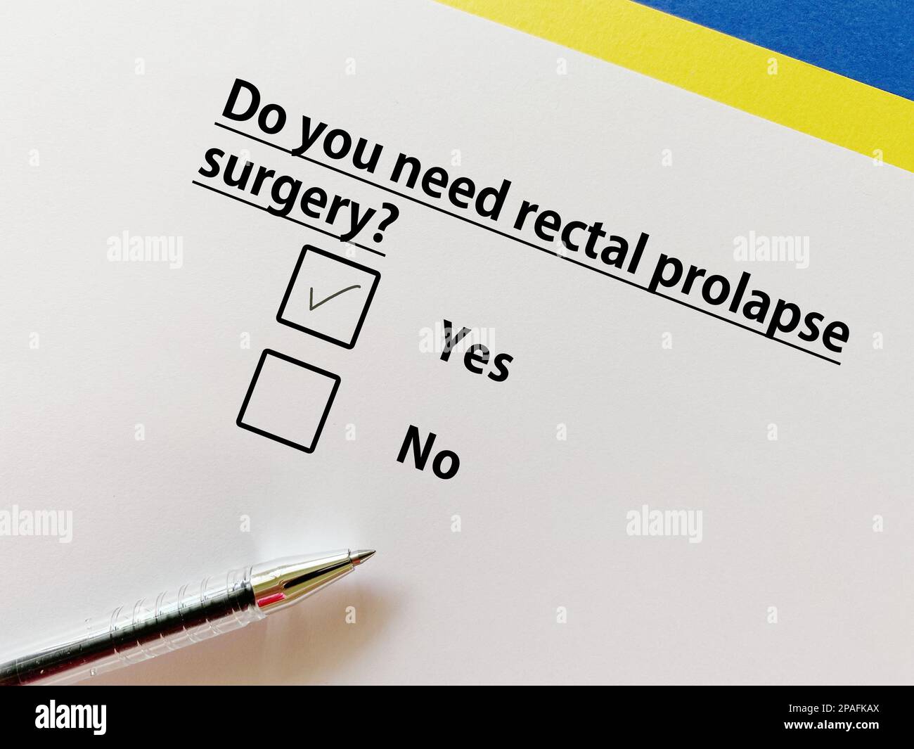 Rectal prolapse hi-res stock photography and images - Alamy