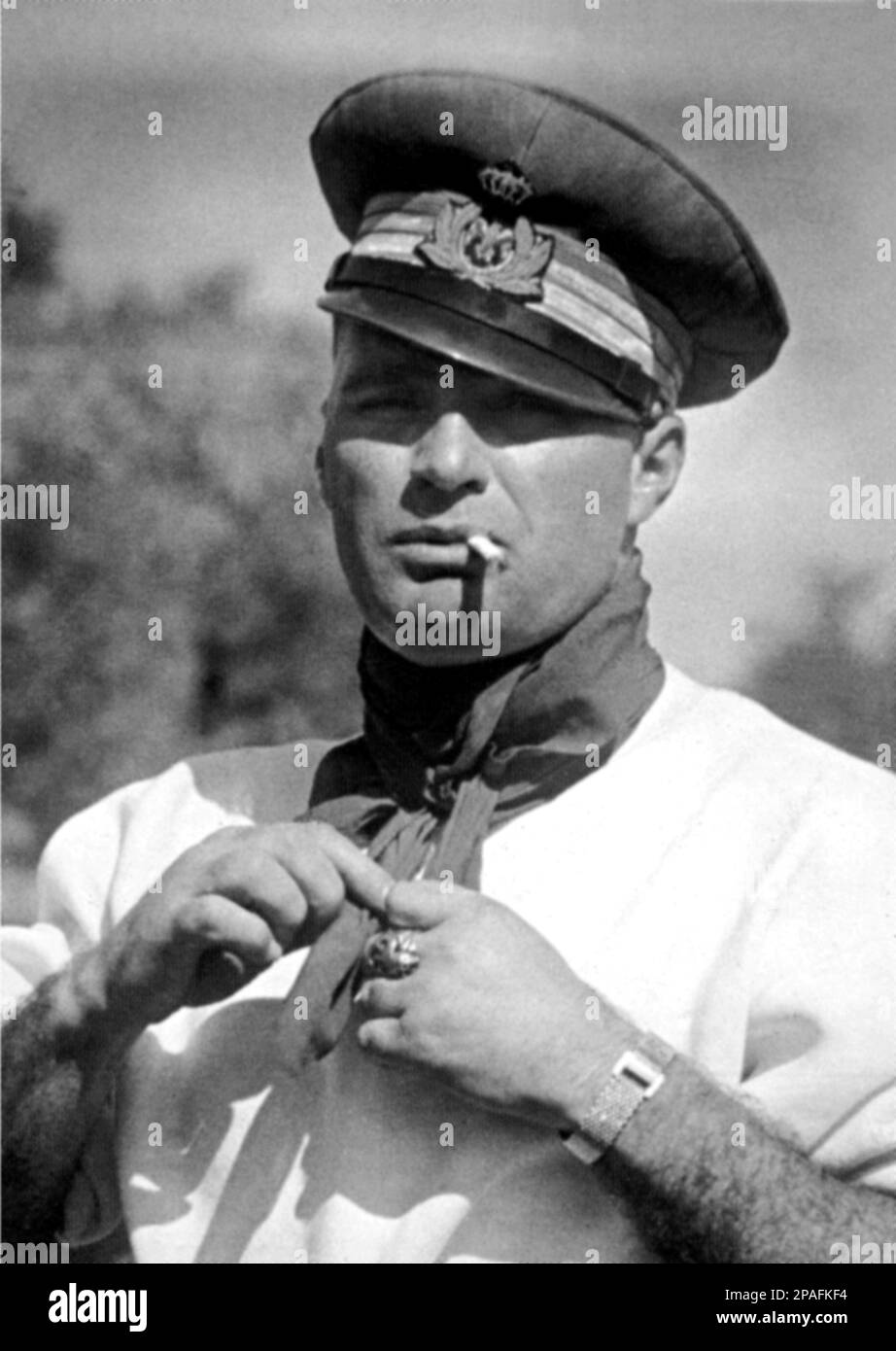 The italian Fascist ETTORE MUTI ( 1902 - 1943 ) secretary of the ...