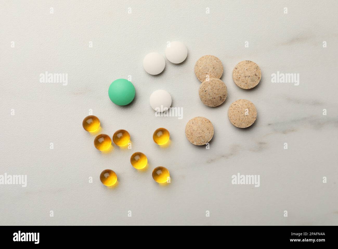 Vitamin supplements flat lay hi-res stock photography and images - Alamy