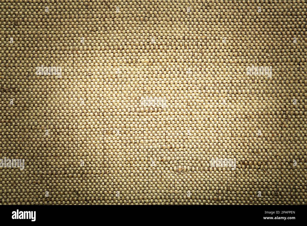 Texture of natural burlap fabric as background, top view. Vignette ...