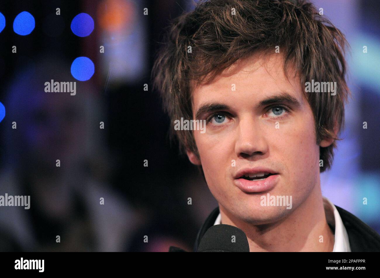 Singer Tyler Hilton makes an appearance at MTV Studios in Times Square ...