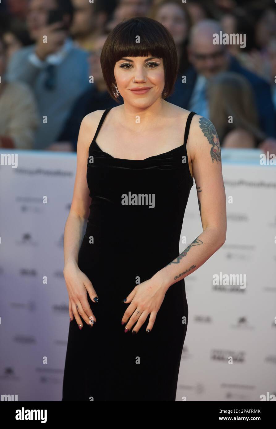 Malaga, Spain. 11th Mar, 2023. Spanish singer and actress Angy ...