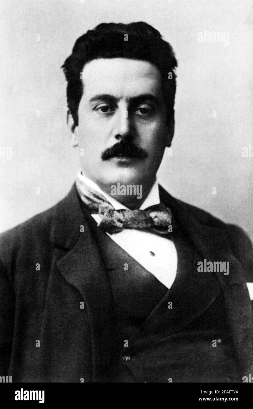The celebrated italian music composer GIACOMO PUCCINI 1858 - 1924 ...