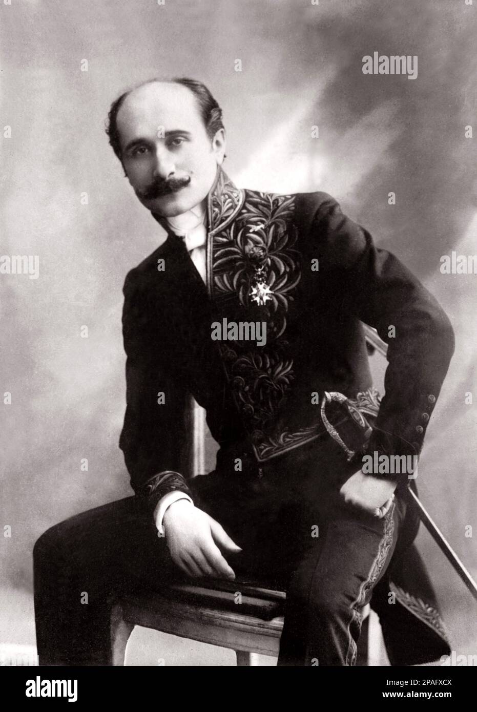 1910 , Paris , France : The french writer and dramatist EDMOND ROSTAND ...