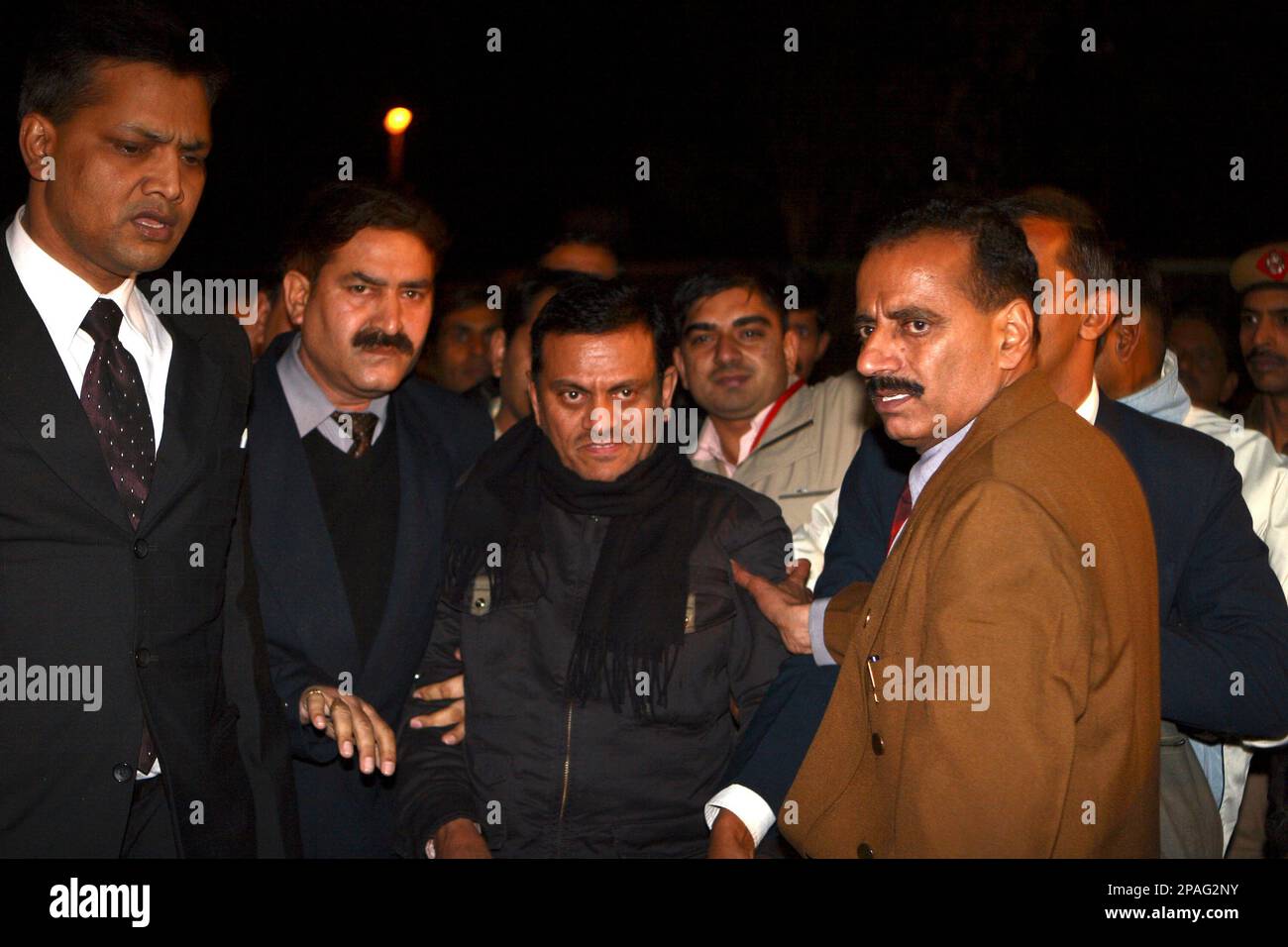Mastermind of the kidney racket, Amit Kumar, center, is seen at the ...