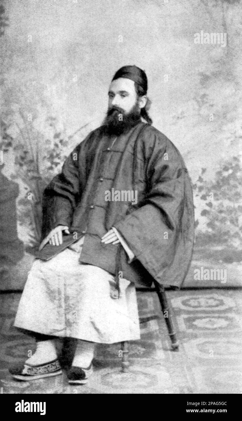 1880 ca: The italian PADRE TOMMASSINI , missionary in China ...