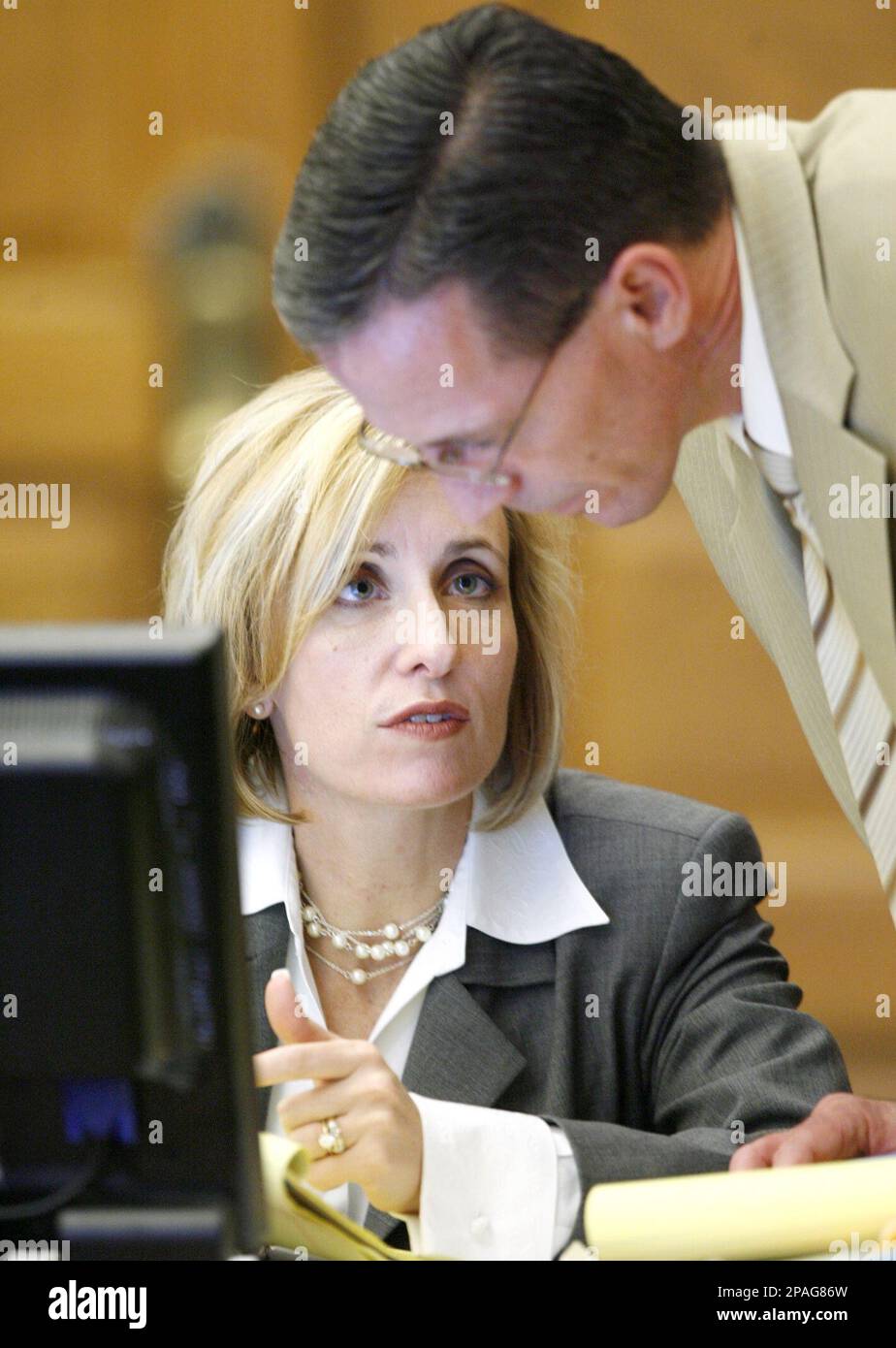 Assistant Stark County Prosecutors Chryssa Hartnett and Dennis Barr ...