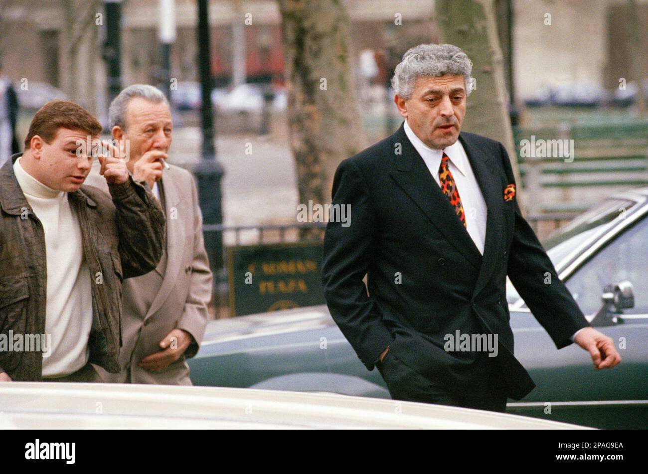 **FILE** John "Jackie Nose" D'Amico, right, arrives at Brooklyn's ...