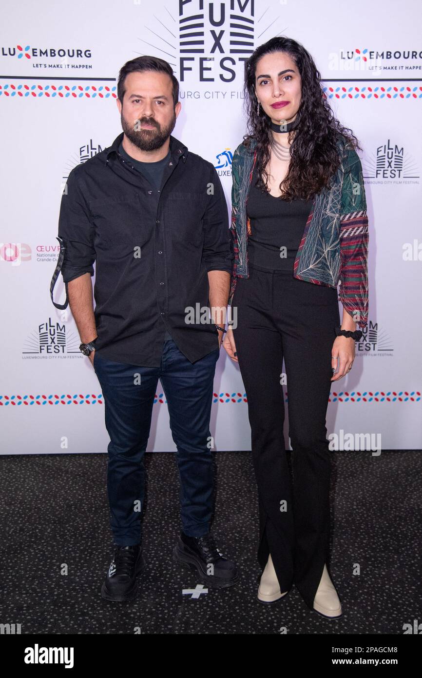 Luxembourg, Luxembourg. 11th Mar, 2023. Houman Seyyedi and Raha Razavi ...