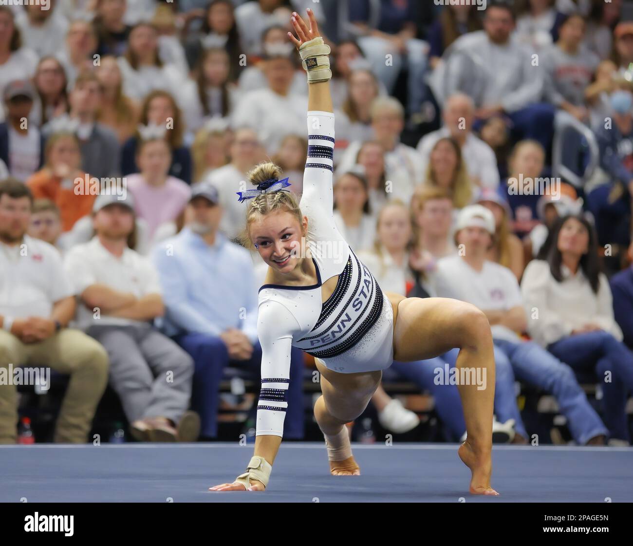 Auburn, AL, USA. 10th Mar, 2023. Penn State's Jessica Johanson competes ...