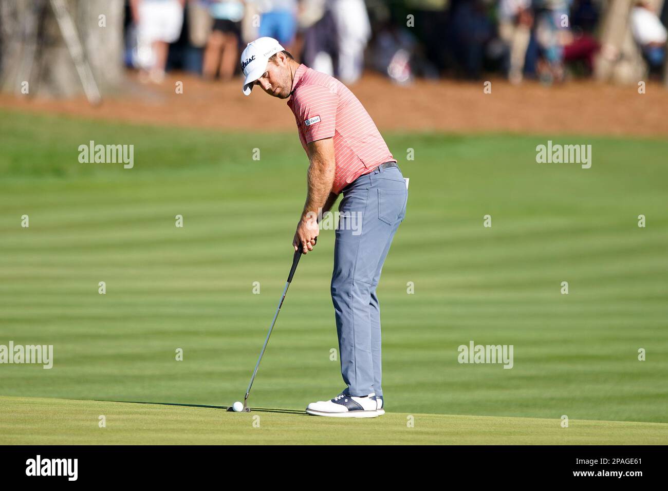 Ponte Vedra Beach, Florida, USA. 11th Mar, 2023. Tyler Duncan lines up ...