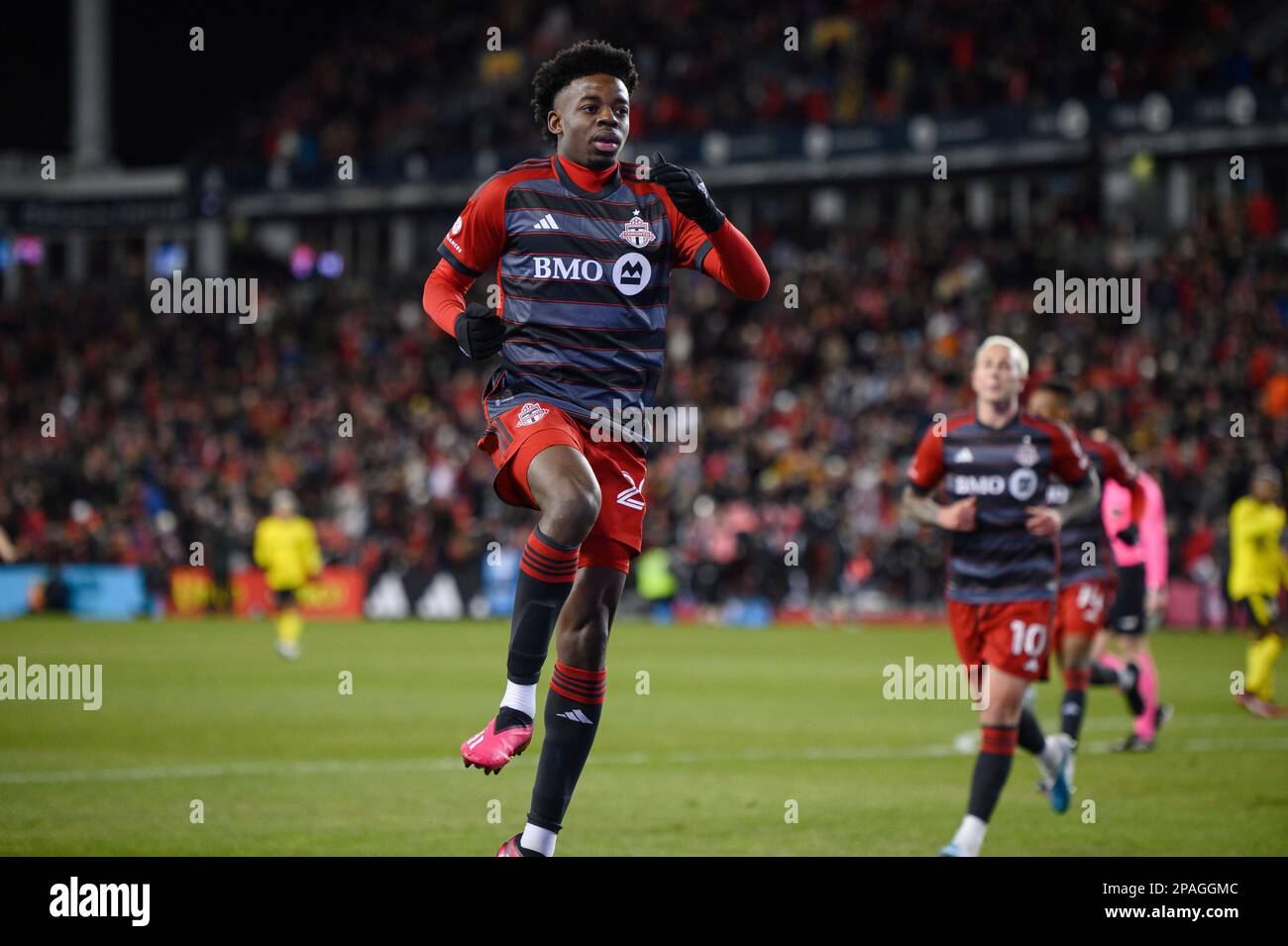 Toronto FC forward Deandre Kerr (29) celebrates after scoring against ...