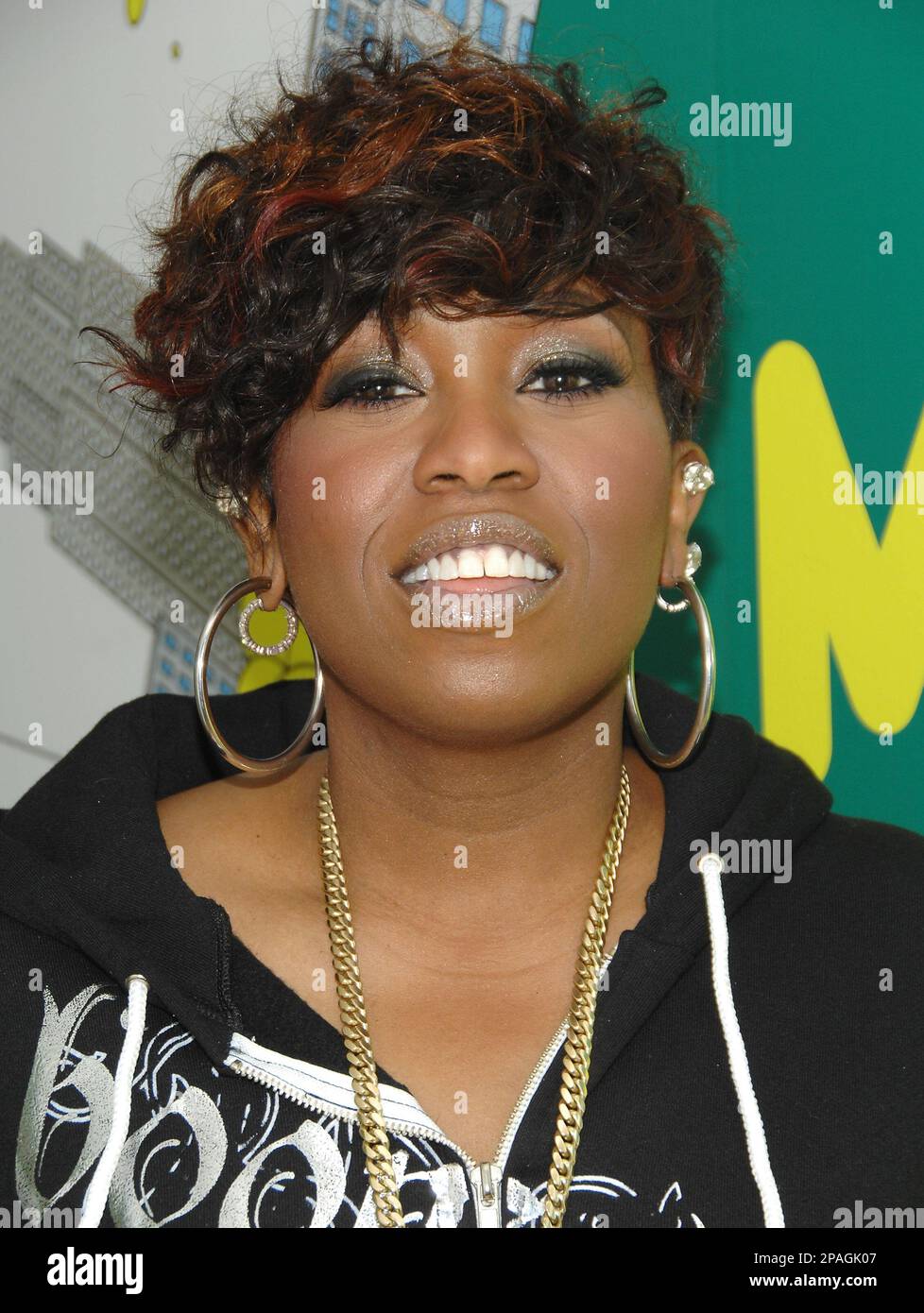 Hip-hop music artist Missy Elliott makes an appearance on MTV's "Total ...