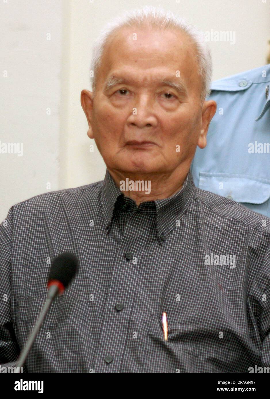Noun Chea, a former Khmer Rouge leader and right hand man to Pol Pot ...