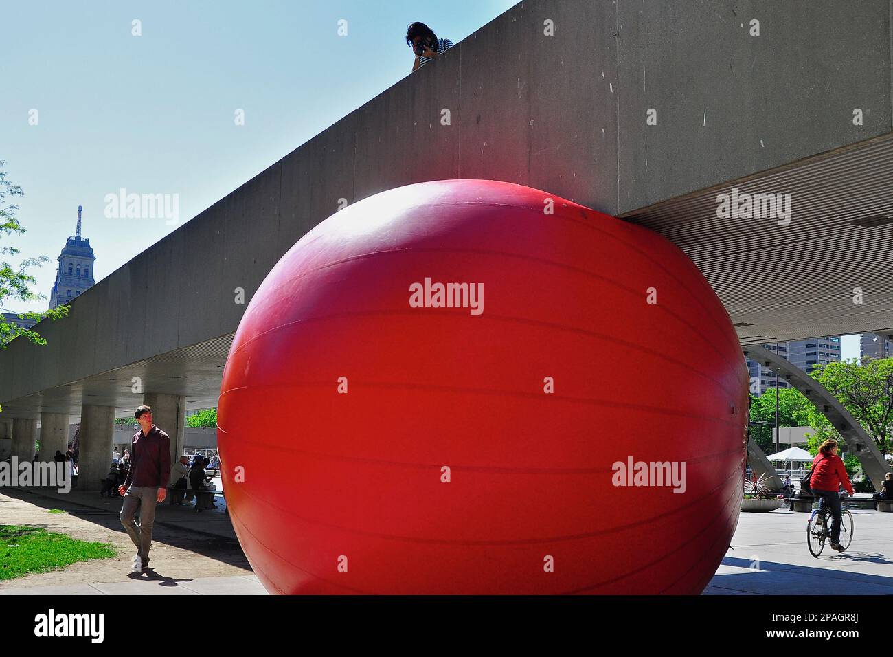 Toronto, Ontario, Canada - 06/12/2009: Art display in Toronto City Hall ...