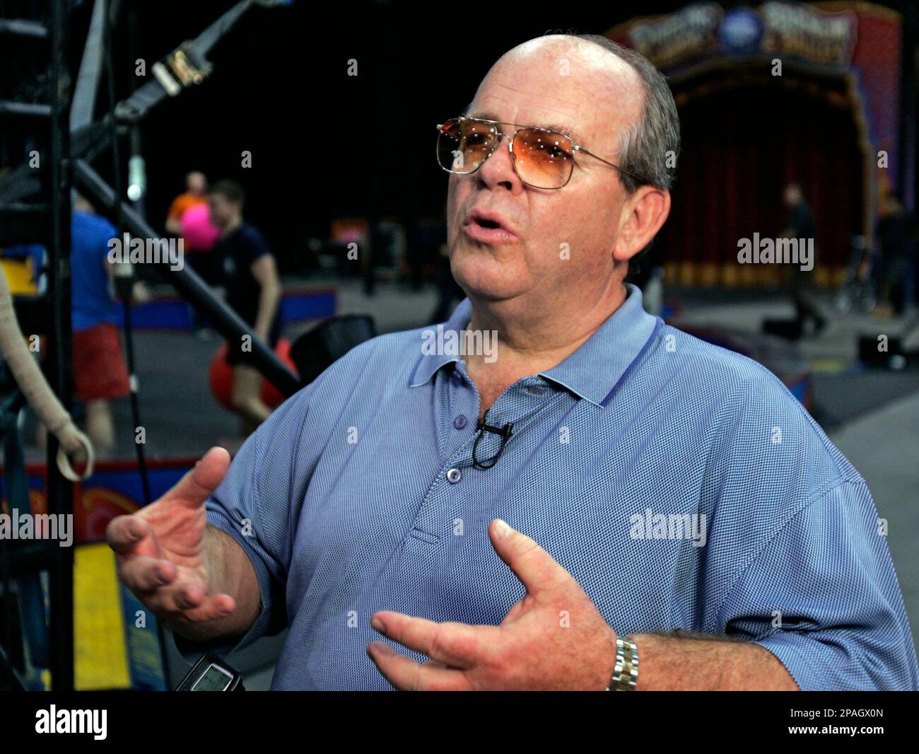 Tim Holst, a Feld Entertainment executive, shown Dec. 11, 2007 at the ...