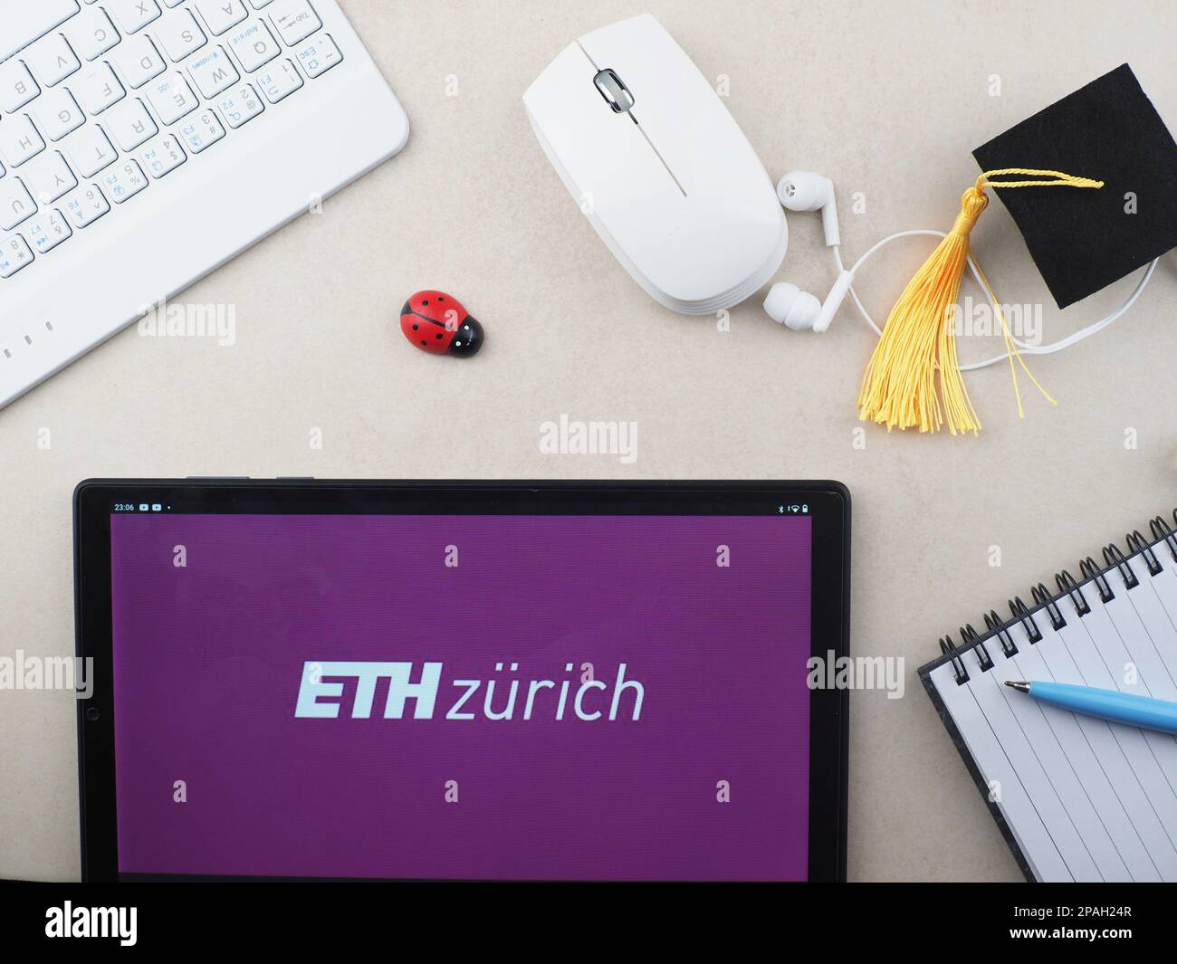 In this photo illustration, ETH Zurich - Swiss Federal Institute of ... In this photo illustration, ETH Zurich - Swiss Federal Institute of ...