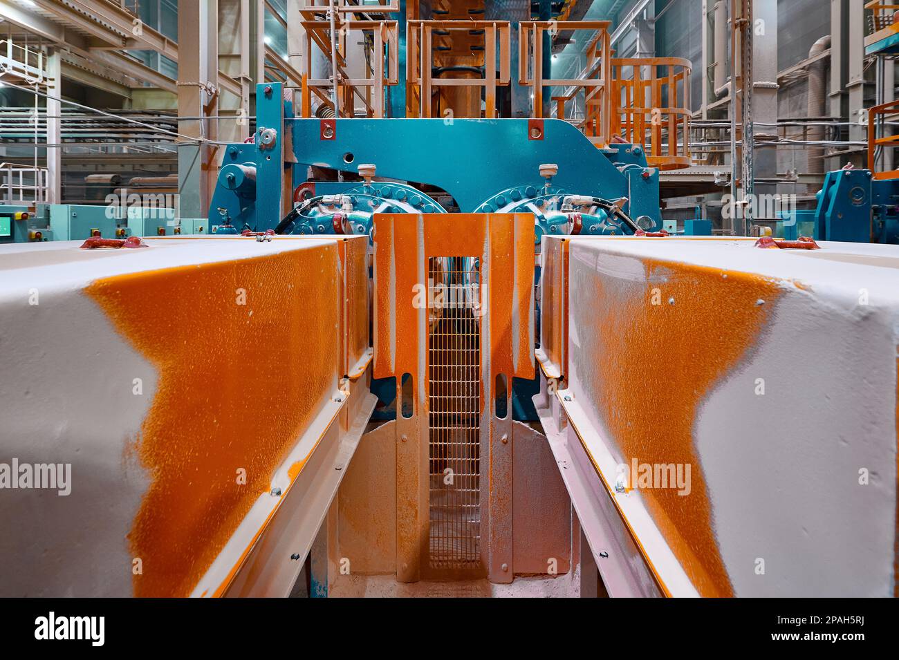 mill grinds ore at mining and concentrating plant Stock Photo - Alamy
