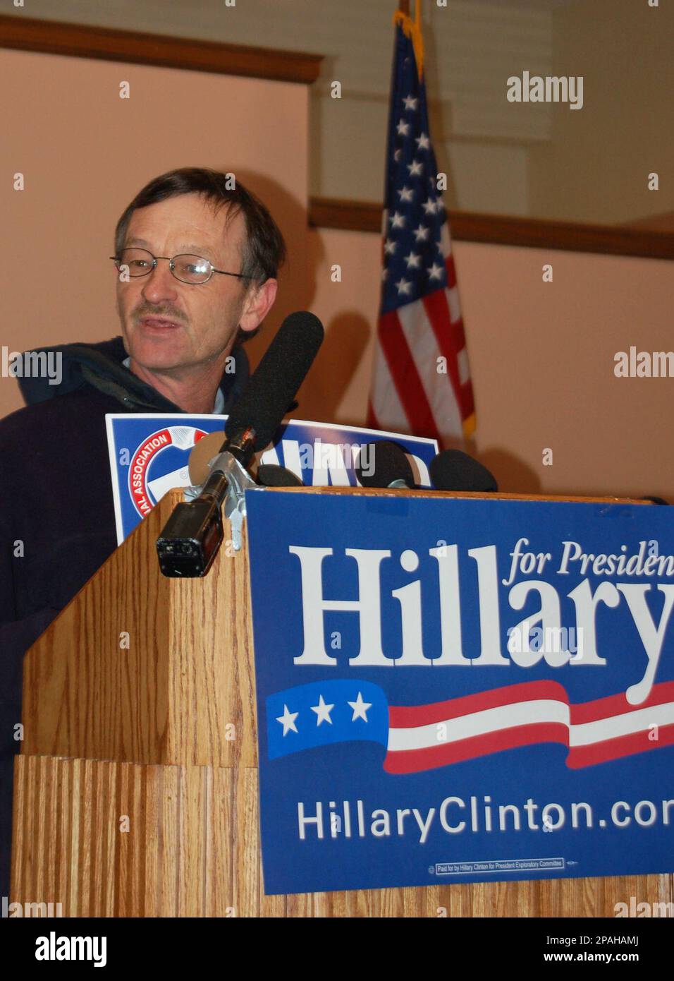 Rick Olek, of Fargo, N.D., local spokesman for the National Association ...