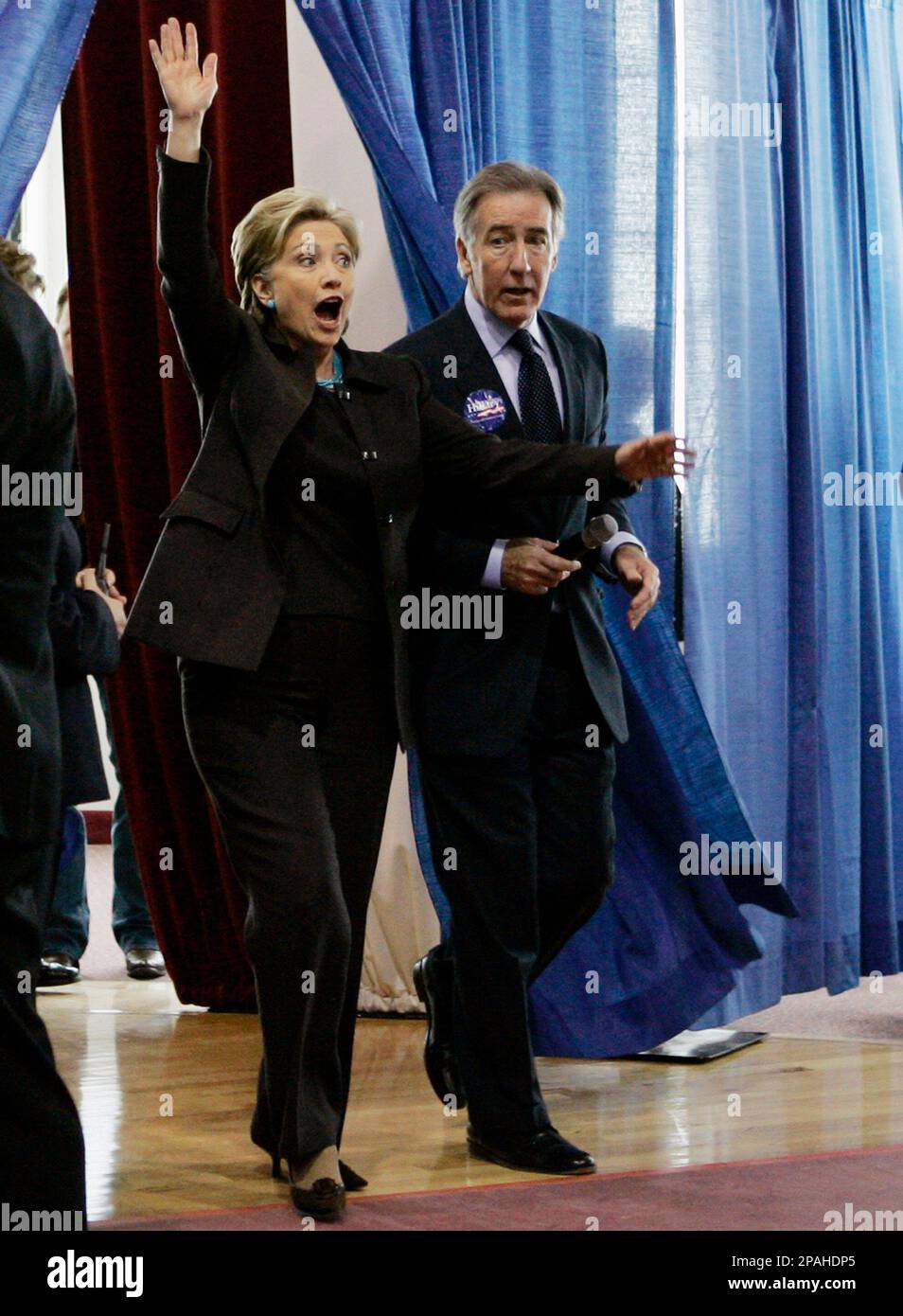 Democratic presidential hopeful, Sen. Hillary Rodham Clinton, D-N.Y ...