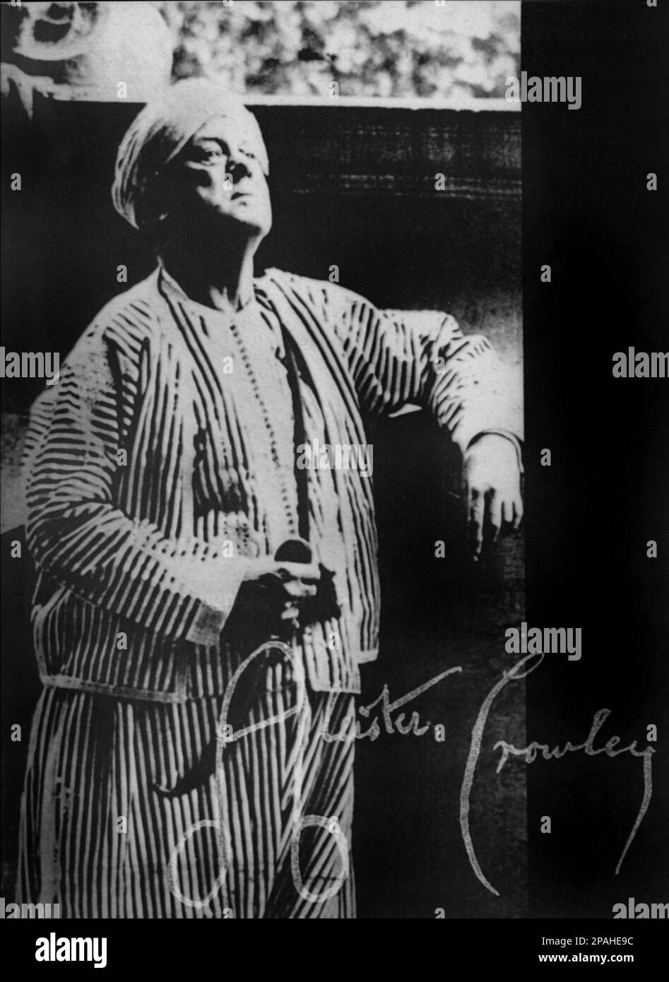 The british satanist, occultist, philosopher , mystic , poet ...