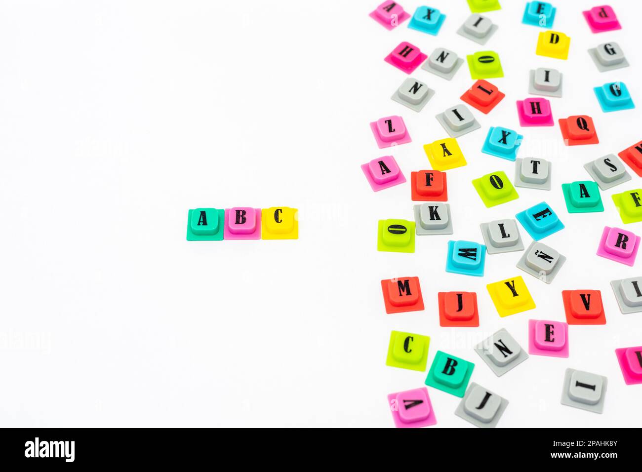 White board abc alphabet hi-res stock photography and images - Alamy