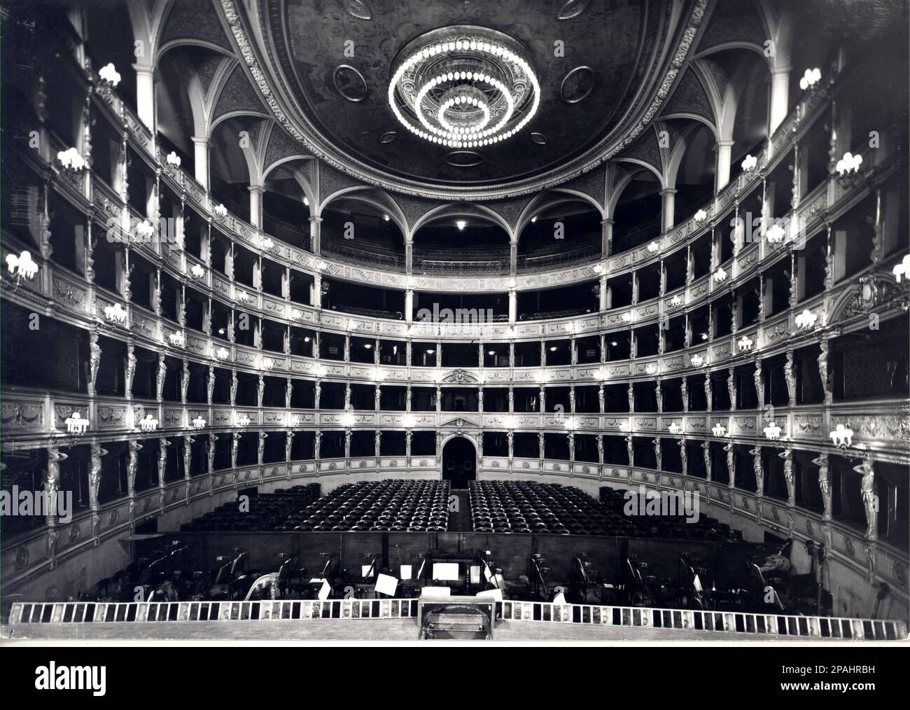 1950 ca , TRIESTE, ITALY : The TEATRO COMUNALE GIUSEPPE VERDI - THEATRE ...