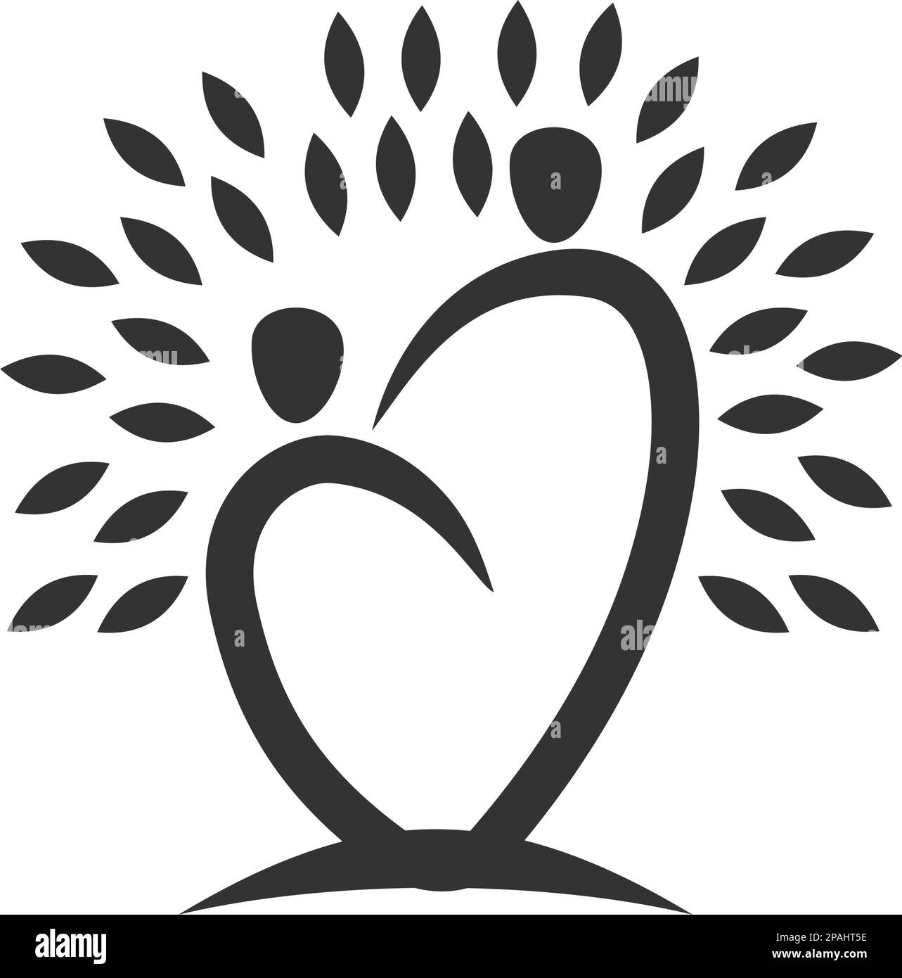 People Tree Vector Logo Template template Icon Illustration Brand ...