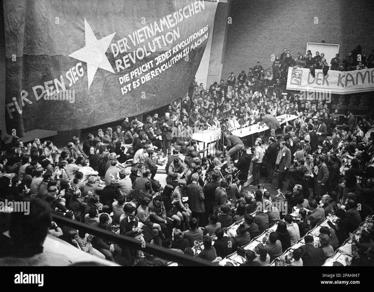 ** FILE ** Berlin, Feb. 17, 1968: This was the scene at the leftist ...