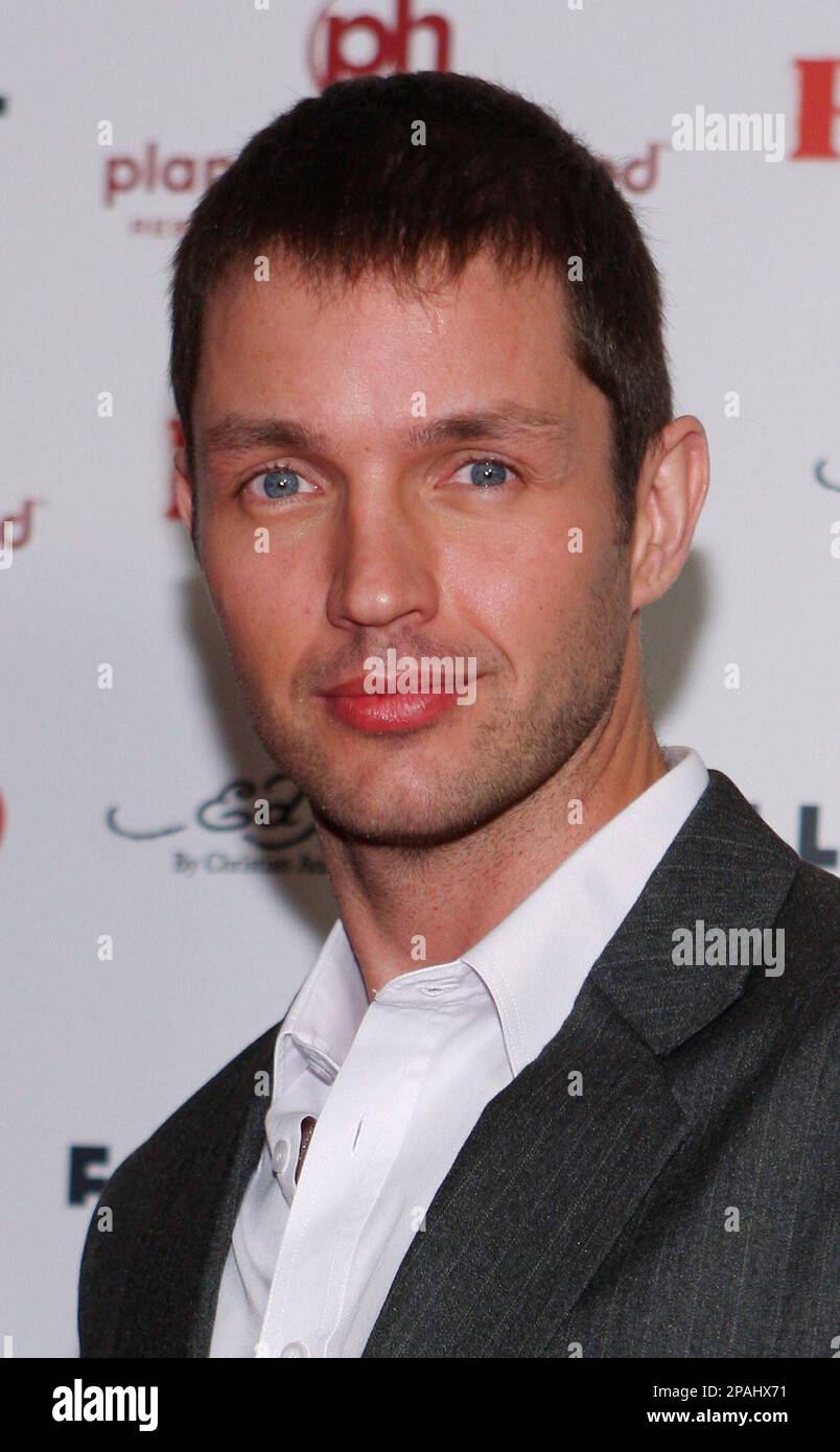 Matthew Marsden arrives at the Rambo premiere at Planet Hollywood Hotel ...