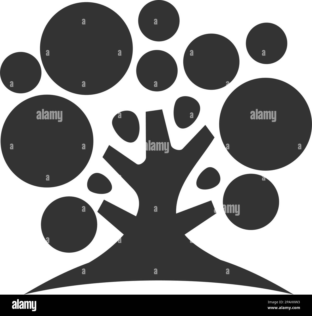 People Tree Vector Logo Template template Icon Illustration Brand ...