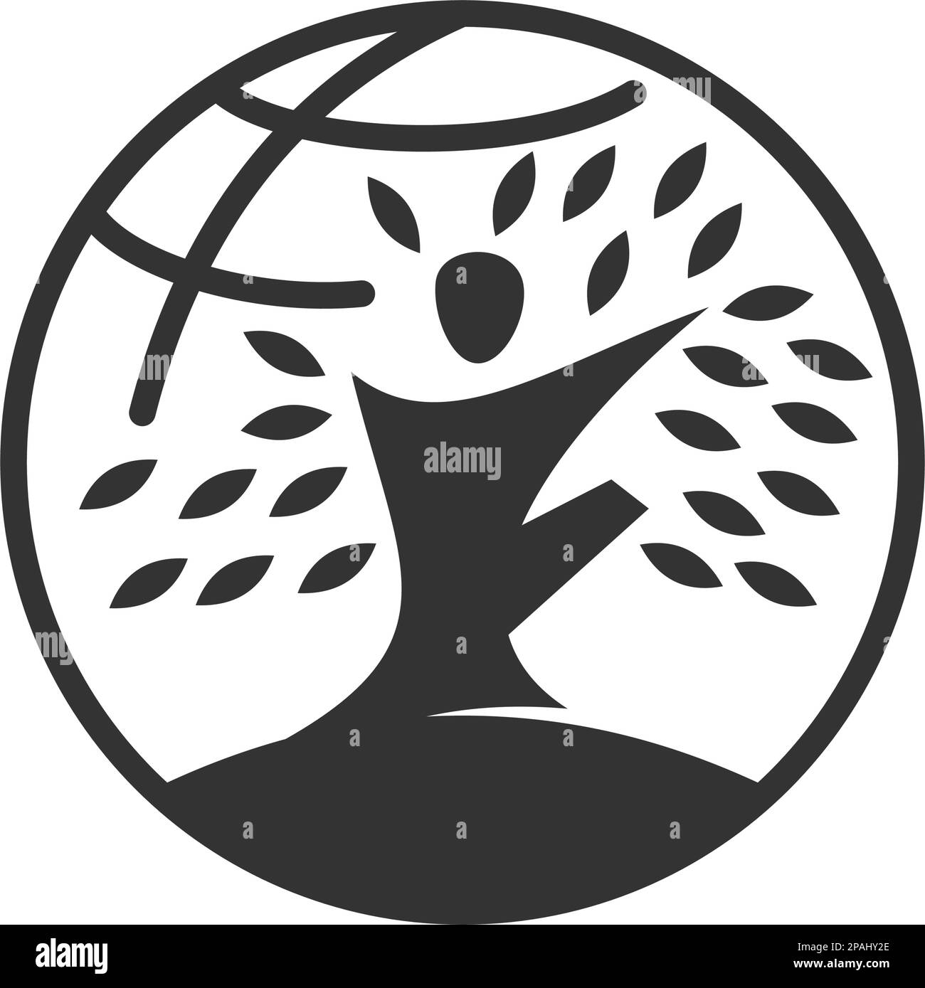 People Tree Vector Logo Template template Icon Illustration Brand ...