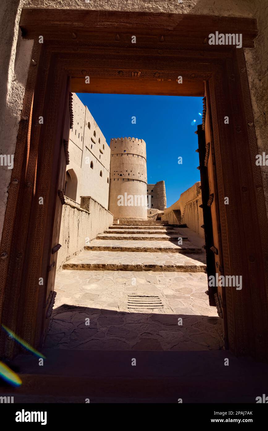 Inside the UNESCO World Heritage Bahla Fort, Bahla, Oman Stock Photo ...