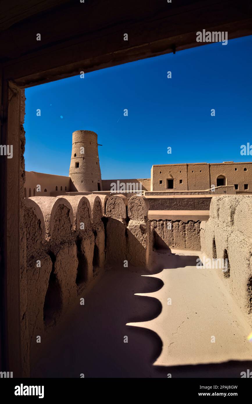 Inside the UNESCO World Heritage Bahla Fort, Bahla, Oman Stock Photo ...