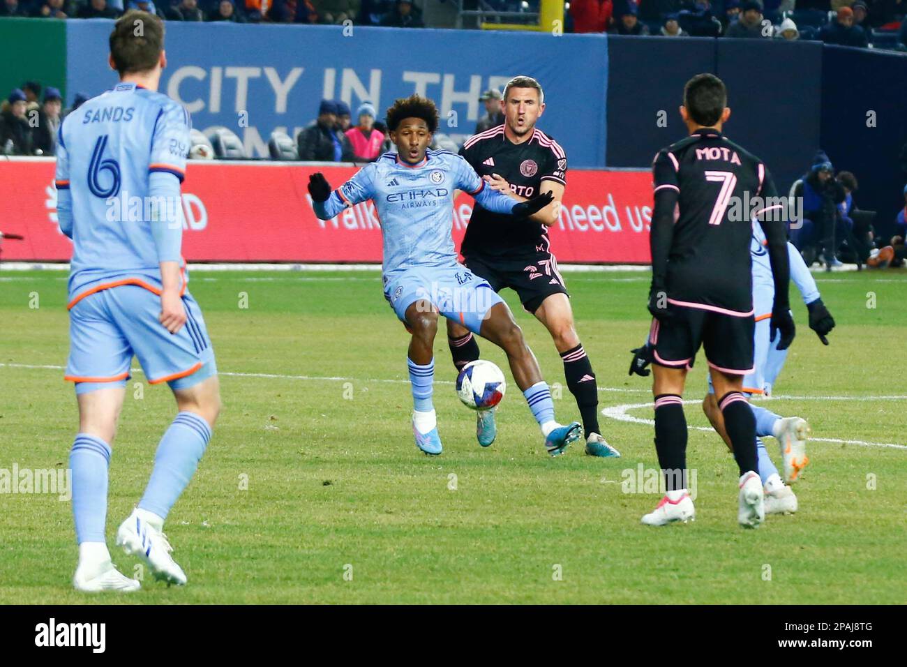 Talles Magno of New York FC during a match against Inter Miami valid ...