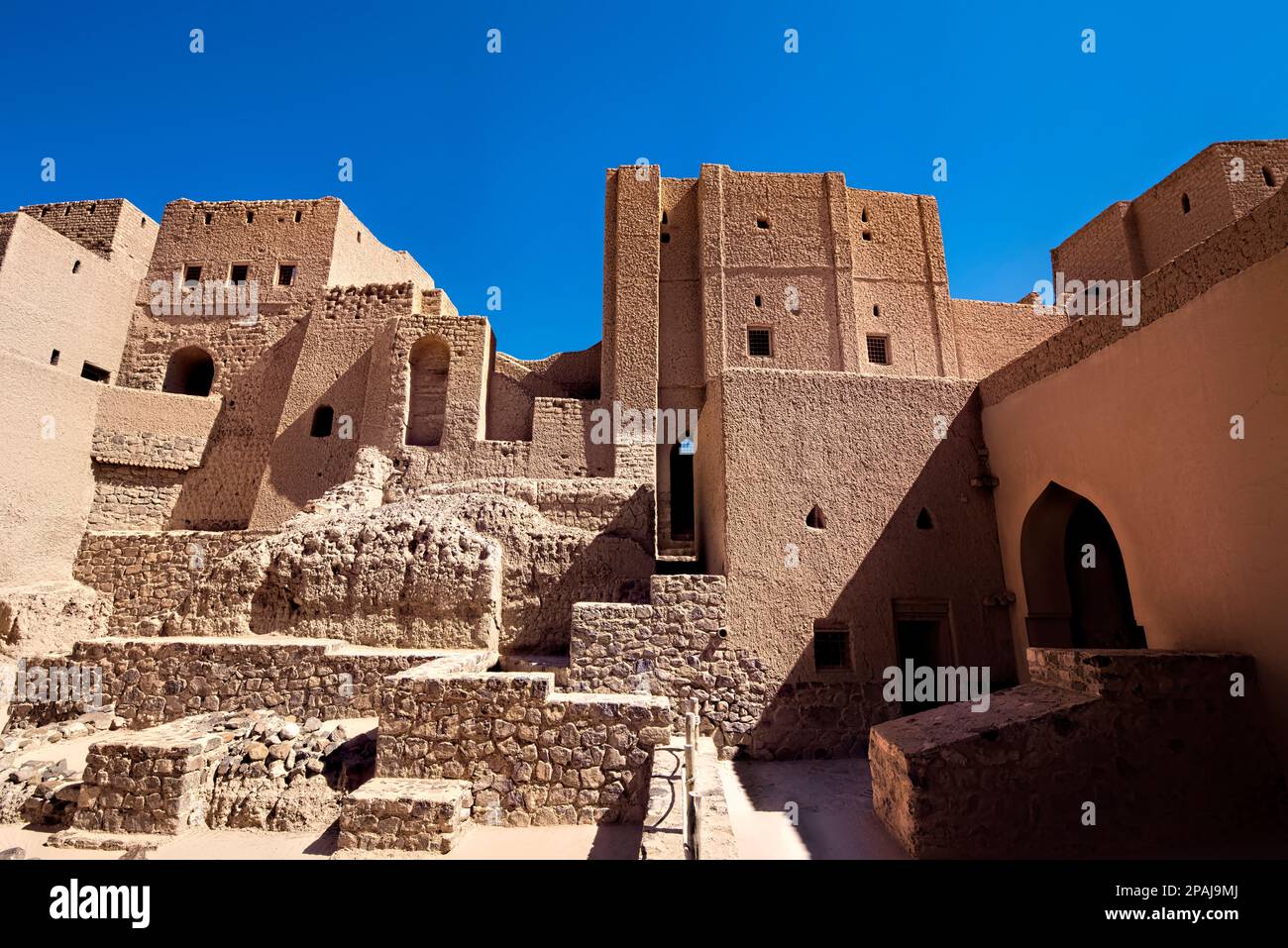 Inside the UNESCO World Heritage Bahla Fort, Bahla, Oman Stock Photo ...