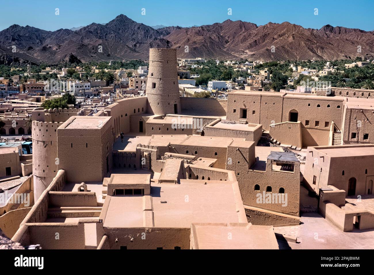 Inside the UNESCO World Heritage Bahla Fort, Bahla, Oman Stock Photo ...