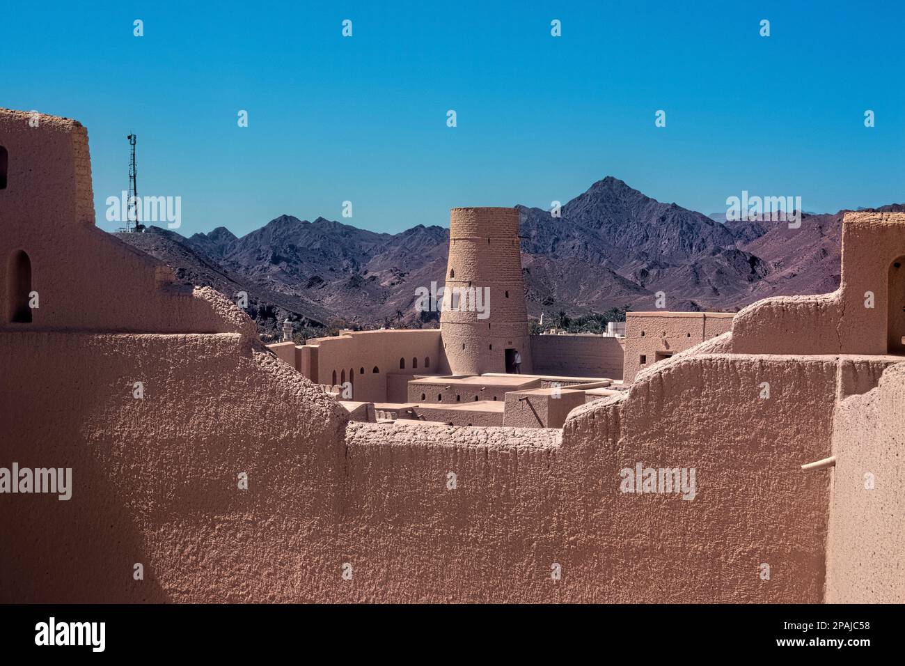 Inside the UNESCO World Heritage Bahla Fort, Bahla, Oman Stock Photo ...