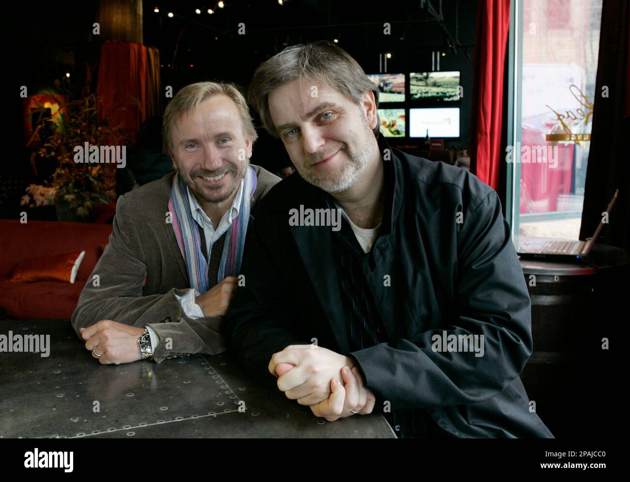 Director Ole Bornedal, right, and producer Micheal Obel of the film ...