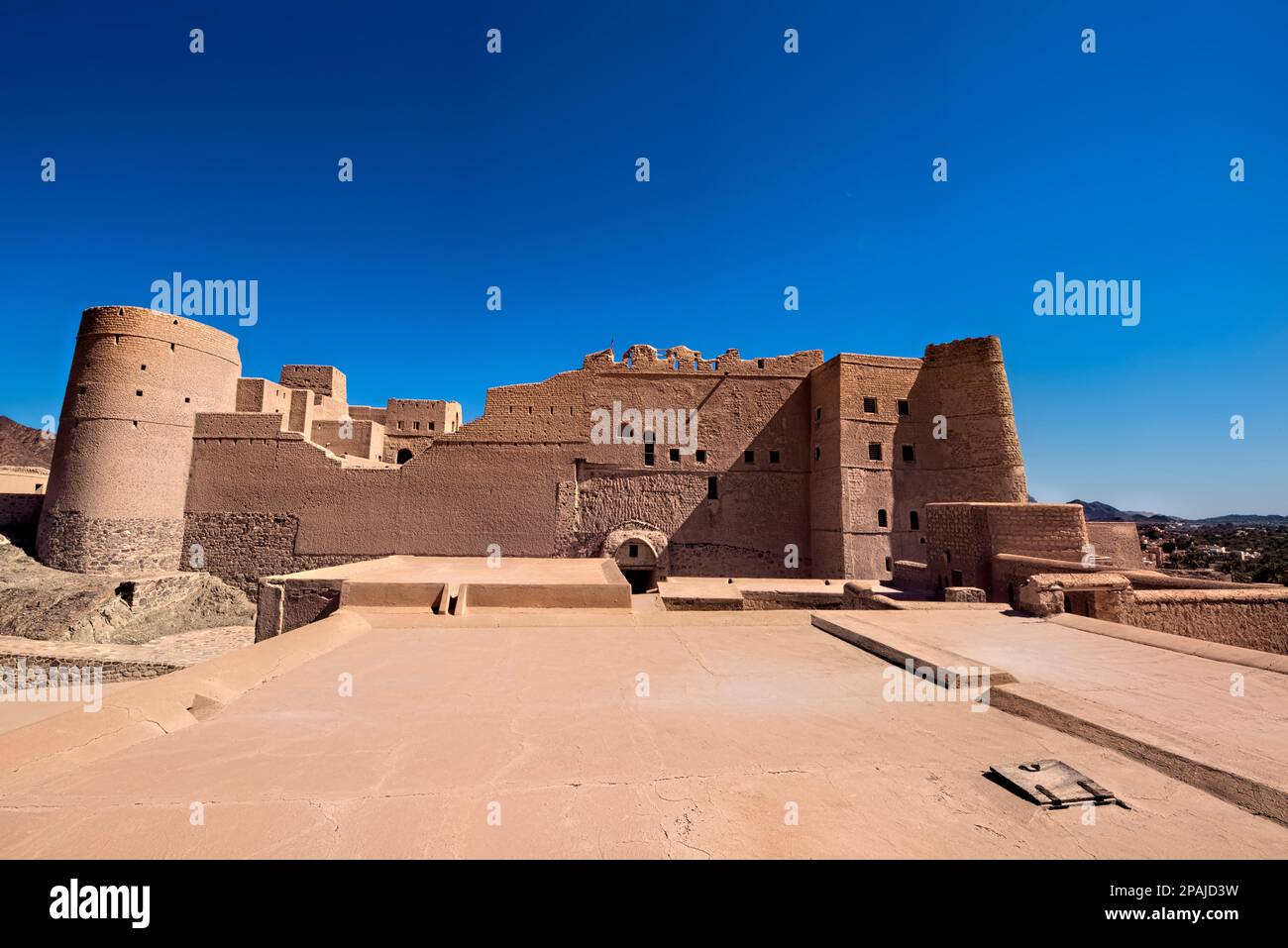Inside the UNESCO World Heritage Bahla Fort, Bahla, Oman Stock Photo ...