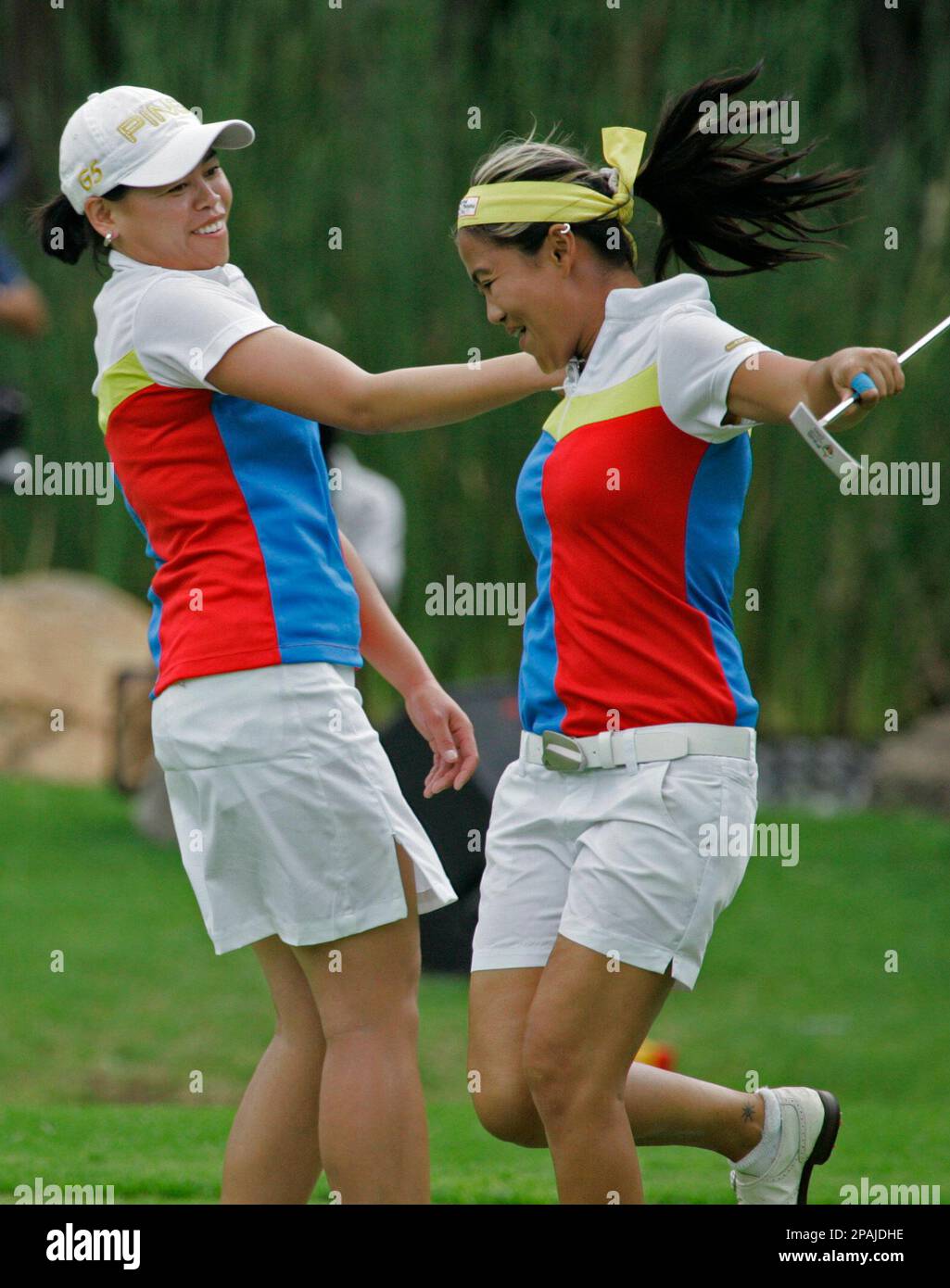 Philippines Jennifer Rosales, right, and Dorothy Delasin, left ...